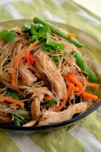 Filipino Fried Noodles With Chicken and Beans Recipe - STL Cooks