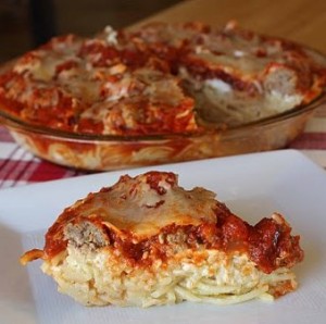 Spaghetti and Meatball Pie Recipe - STL Cooks