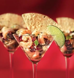 Cranberry Shrimp Ceviche Cups Recipe - STL Cooks