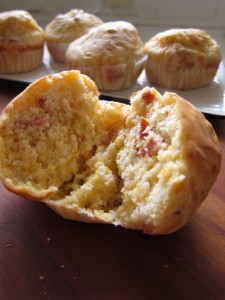 Bacon and Cheddar Muffins Recipe - STL Cooks